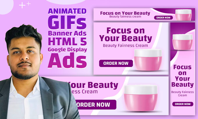 Design animated gif banner ads, flyers, html5 google display ads by ...