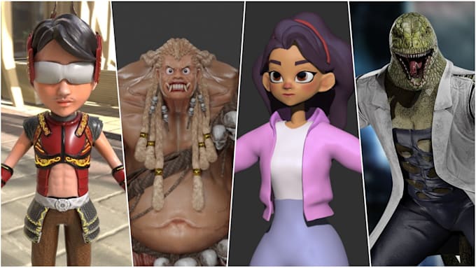 Create 3d character, model for games animation low poly by Erfians | Fiverr