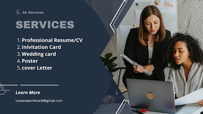 Write and upgrade your resume, cv, wedding card and posters by Jenny ...