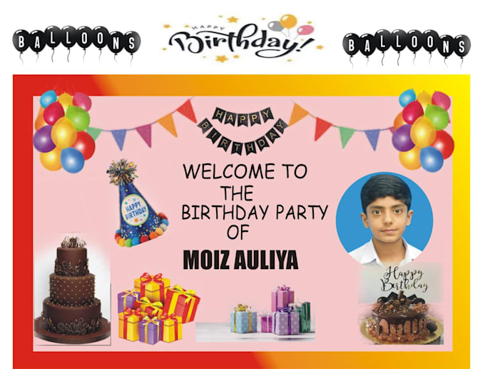 Make your birthday poster or card by Latest_editing | Fiverr