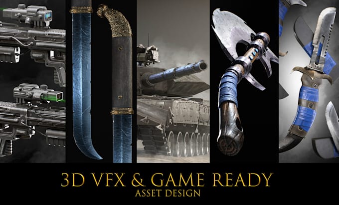 Create your 3d game props and assets by Hakob_patrikyan | Fiverr