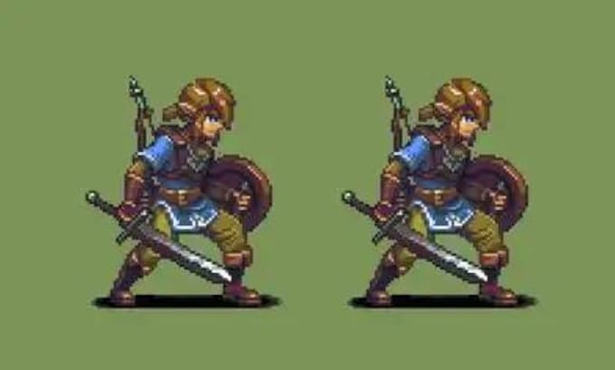 8 bits, pixel art 16 bits, feuille de sprite pixel art, minecraft ...