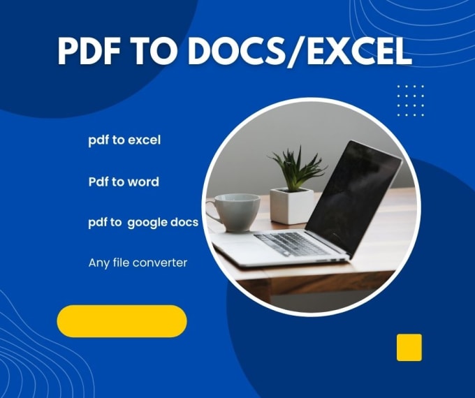 Do pdf file conversion to excel word docs by Suvids | Fiverr