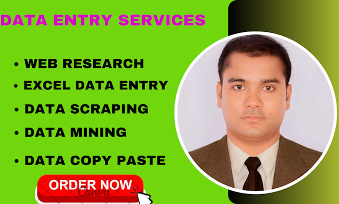 Virtual assistant data entry, wed scraping , and copy paste by Jarzissahamed | Fiverr