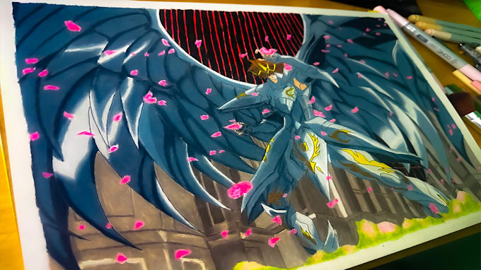 Illustrate handmade anime characters by Arte_carlos | Fiverr