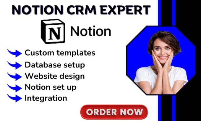 Setup Notion Crm Design Template On Notion Notion Website Notion Database Setup By Briellehub