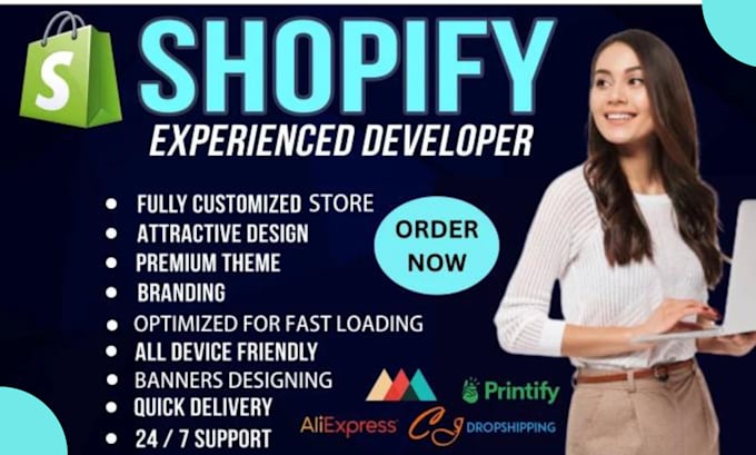 Set up shopify store and set up shopify dropshipping store by ...