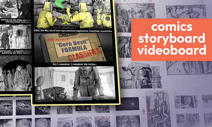 Create storyboard or comics by Bo_yo_fe | Fiverr