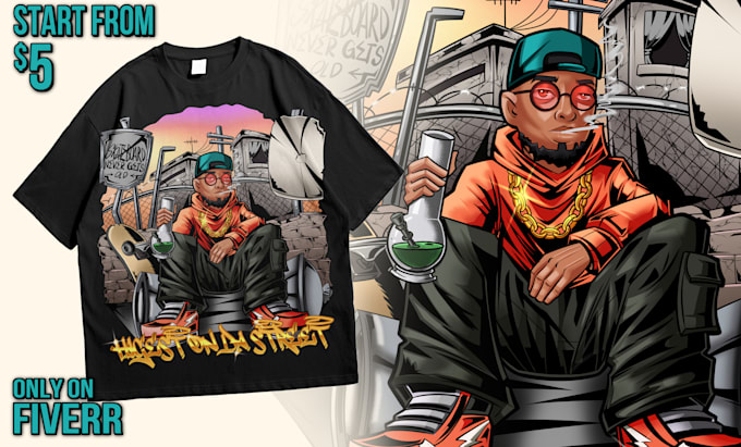 Draw custom cartoon character illustration and cartoon drawing for your ...