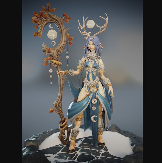 Live2d model for vtuber, 2d anime character design, character model for ...