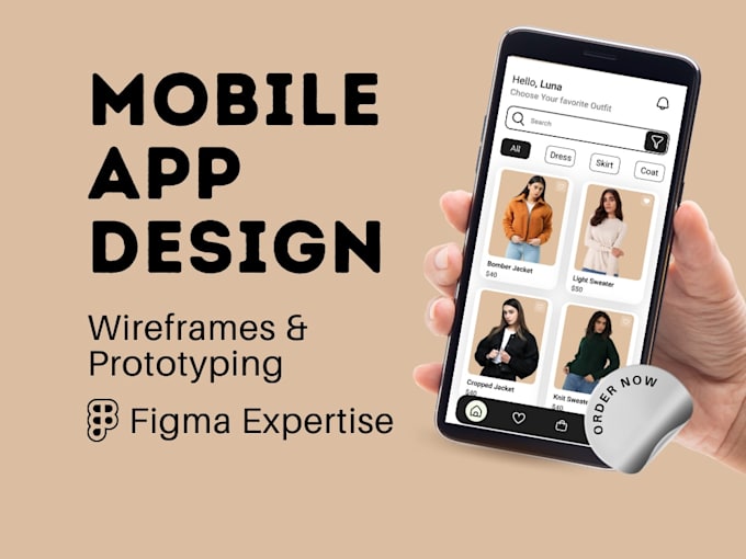 Create mobile app ux ui designs and wireframes in figma by Kanwal_iqra99 | Fiverr
