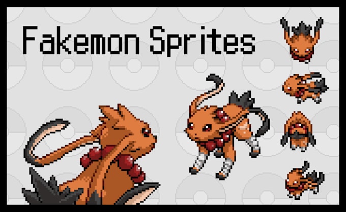 Make pokemon or fakemon sprites by Quibbi_ | Fiverr