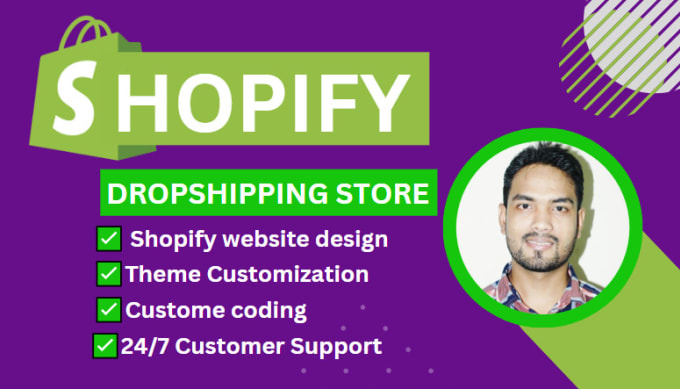 Create shopify dropshipping store or shopify website design, build shopify store by Hridoy_wp ...