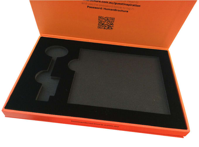 Design a packaging box with inserts and a physical sample by Teena ...