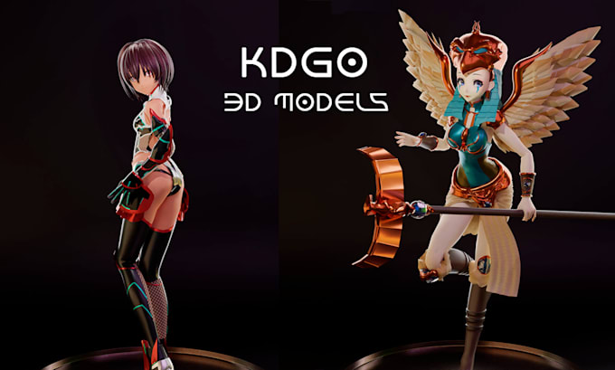 Do a 3d model for you in fbx, vrm, pmx, blend by Kdgo3d | Fiverr