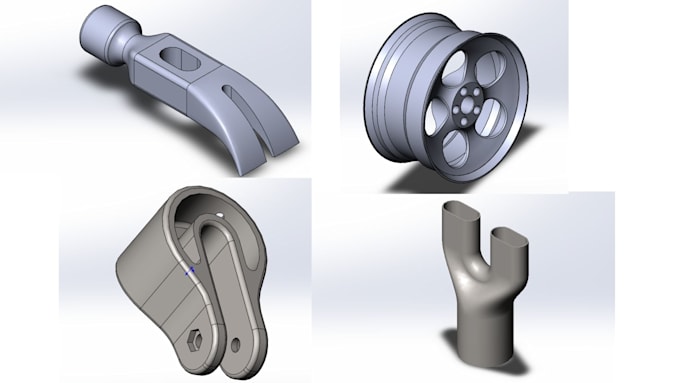 Create 3d solidworks models, cad design, 3d printing by Vitalii_b3r ...