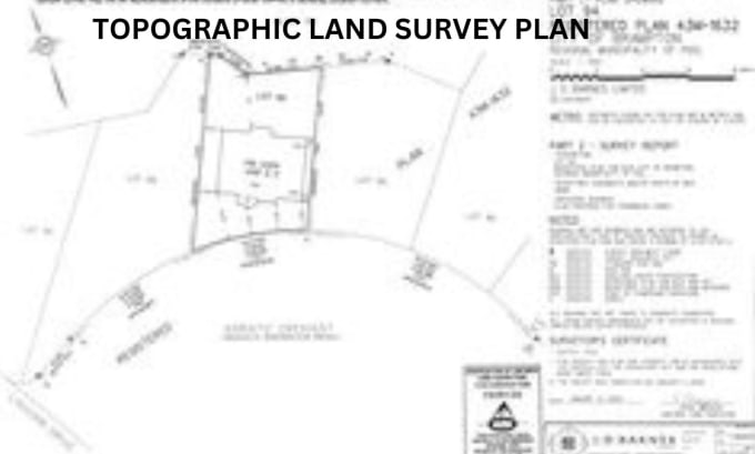 Create professional survey plans and topographic plans for city permit ...