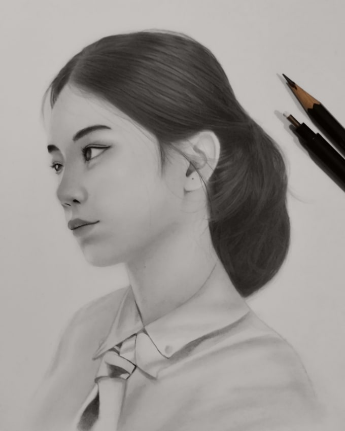 Draw custom sketch portrait by Kikitribia | Fiverr Draw custom sketch portrait by Kikitribia | Fiverr