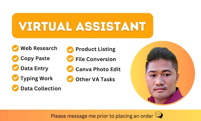 Be your professional virtual assistant by Abc_virtual | Fiverr
