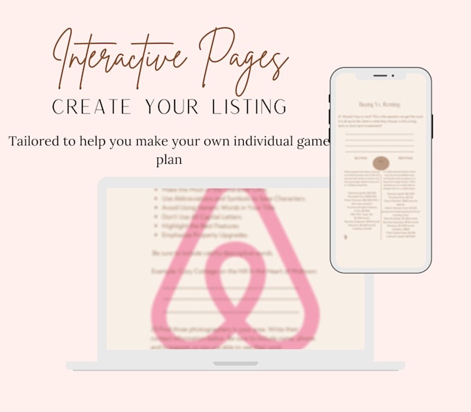 Create an airbnb guide with interactive pages by Girlgangfinance | Fiverr