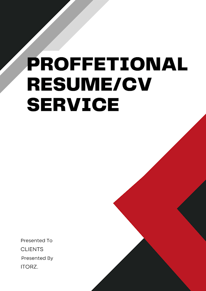 Create professional modern medical resume cv well detailed by Itodestar ...