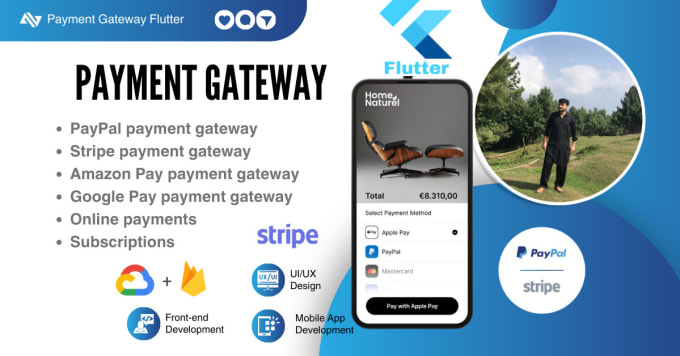 Integrate payment gateway, stripe, paypal, wise, google pay by ... Integrate payment gateway, stripe, paypal, wise, google pay by ...
