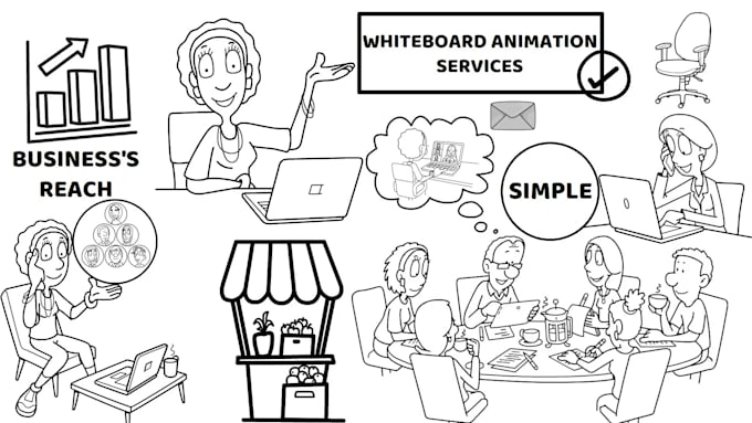 Make eye catchy doodle whiteboard animation explainer video by Freya ...