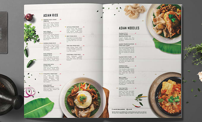 Restaurant menu design amazing menu design by Mahatashtra | Fiverr
