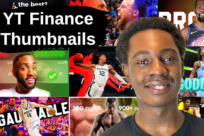 Create a high quality thumbnail for your finance channel by ...