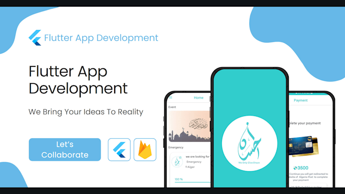 Build a mobile app with flutter and firebase by Ibrahimhachemi | Fiverr