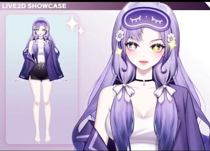 Draw and rig vtuber model, live2d rigging, 2d pngtuber model, 2d vtuber ...