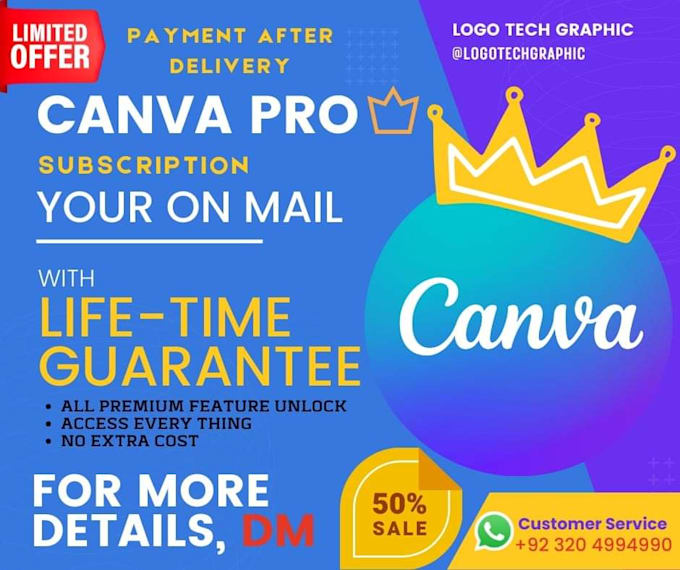 Update your canva in canva pro by Mrvoice003 | Fiverr