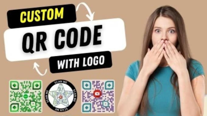 Create professional qr code generator with custom logo by ...