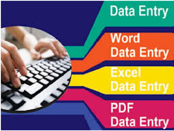 Do microsoft word and excel typing, pdf conversion, data entry, microsoft office by Taai_j | Fiverr