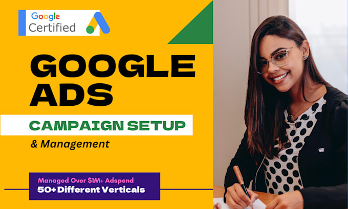 Setup, manage and optimize google ads ppc campaigns by Generousmarketr | Fiverr