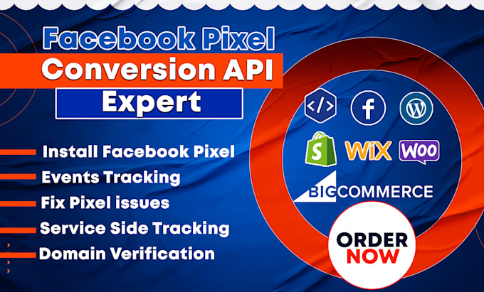 Setup facebook pixel, conversion api, ecommerce tracking, conversion tracking by Marketing_puls ...