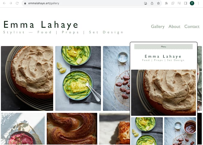 Build a responsive website portfolio using react, with animations by ...