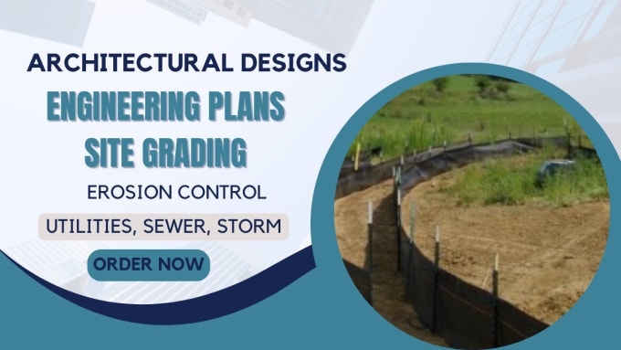 Draw engineer plans, site grading, erosion control, utilities, sewer, storm etc by Miyaelle | Fiverr