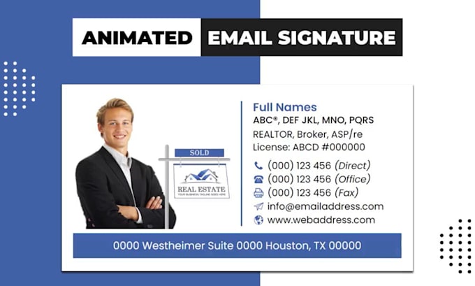 Create clickable html email signature for outlook, apple by Davi_creative | Fiverr