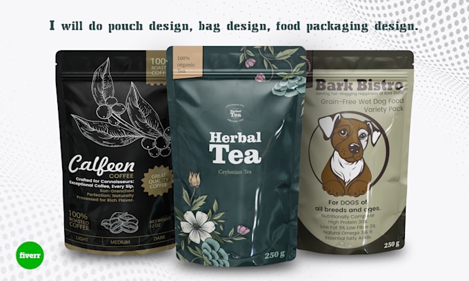 Do premium zip bags, labels, pouch, product packaging by Ojistudio | Fiverr