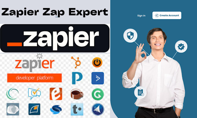 Fix and setup zapier zap, automation expert integration , zap ... Fix and setup zapier zap, automation expert integration , zap ...