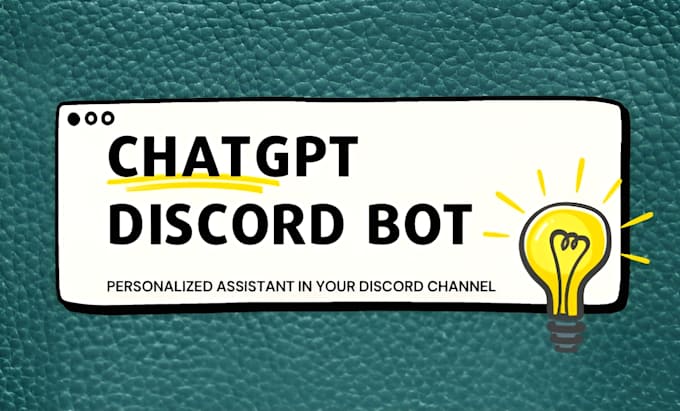 Create custom gpt ai bot into your discord by Alihasnainsh745 | Fiverr