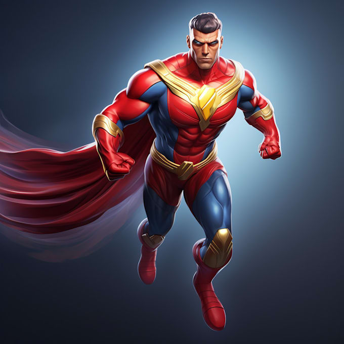 Draw superhero character for you by Gerhorster | Fiverr