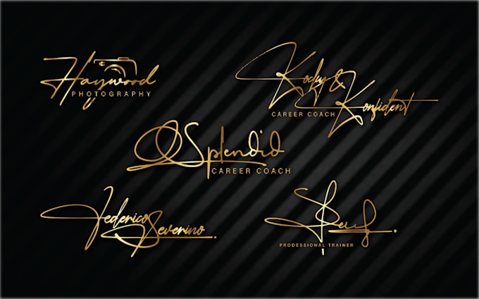Create handwritten, scripted, and cursive signature logo by ...