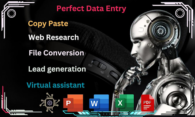 Perfect data entry copy paste web research lead generation by Prince8145 | Fiverr
