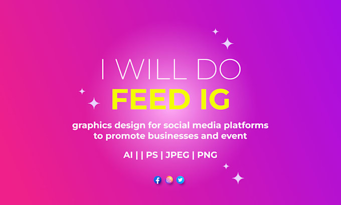 Create graphics desgn for social media platforms to promote businesses ...