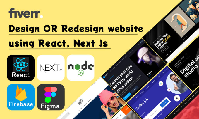 Create React Next Js Node Js Typescript And Firebase Web Application By Devsmile360 Fiverr