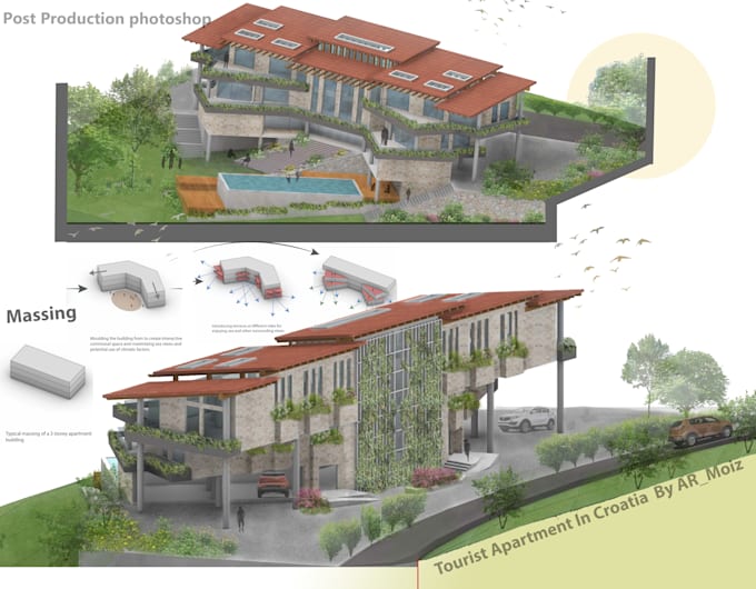 Render your floor plans in photoshop by Deewanarts | Fiverr