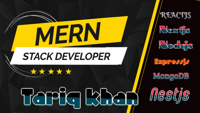 Be nextjs nestjs and mern stack developer by Tariqsherqzi10 | Fiverr