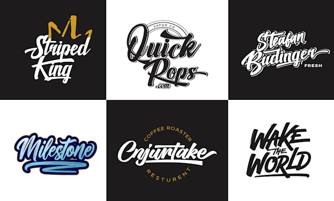 Design scripted, calligraphy , cursive, hand lettering logo by Nahida ...
